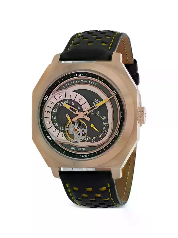 CHRISTIAN VAN SANT Machina 42mm Strap Watch - Grey