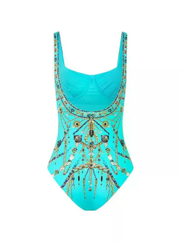 Camilla Underwire Square-neck Swimsuit