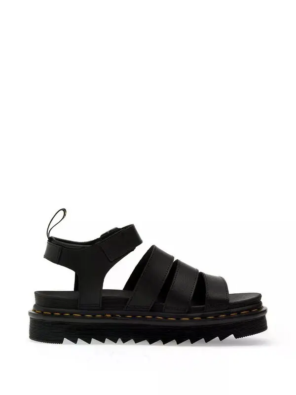 Dr. Martens Blair Leather Buckled Platform Sandals