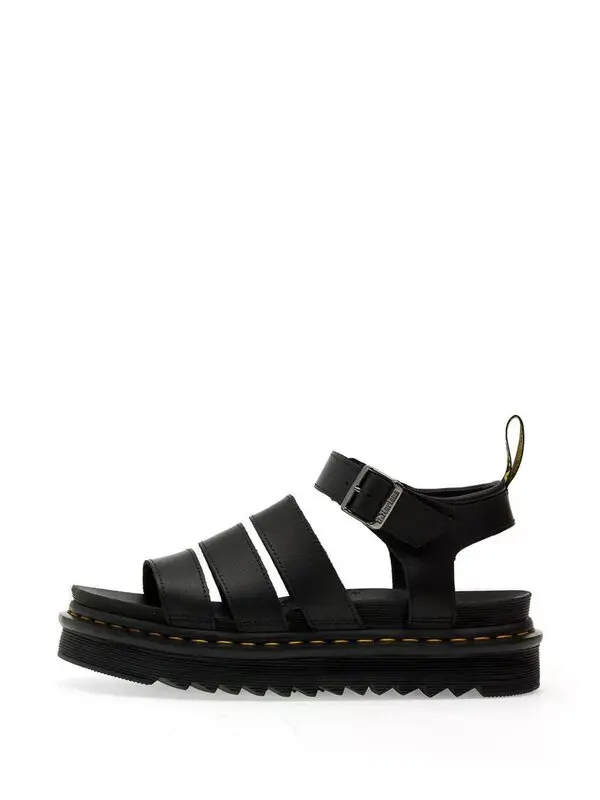 Dr. Martens Blair Leather Buckled Platform Sandals