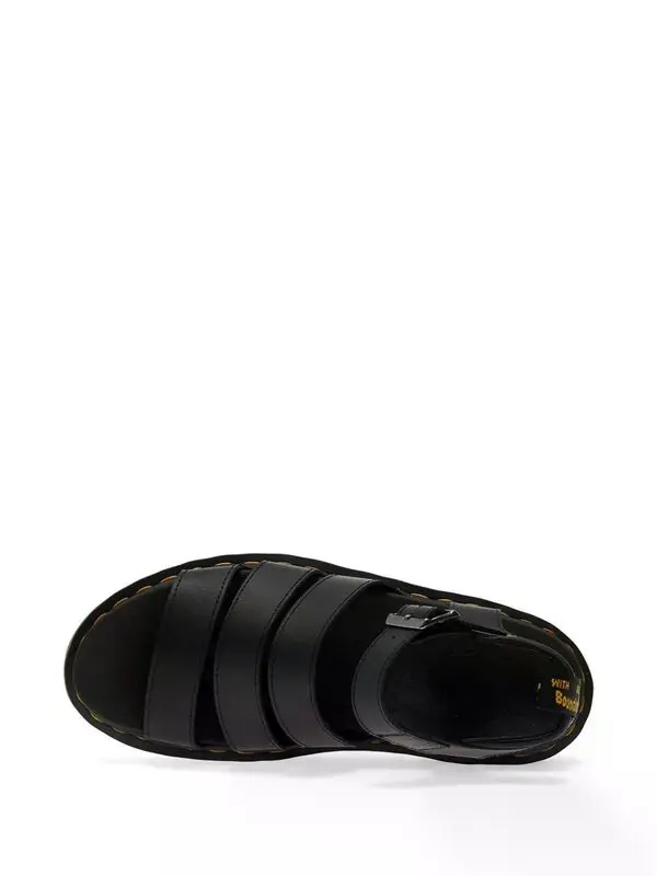 Dr. Martens Blair Leather Buckled Platform Sandals