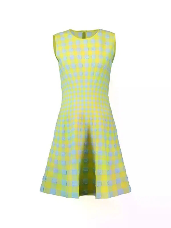 Oscar De La Renta Gingham-pattern Dress