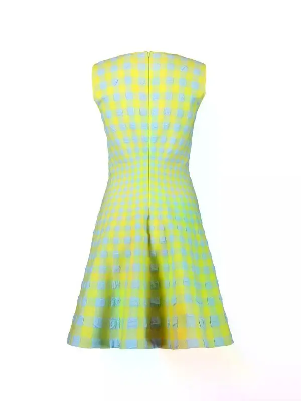 Oscar De La Renta Gingham-pattern Dress
