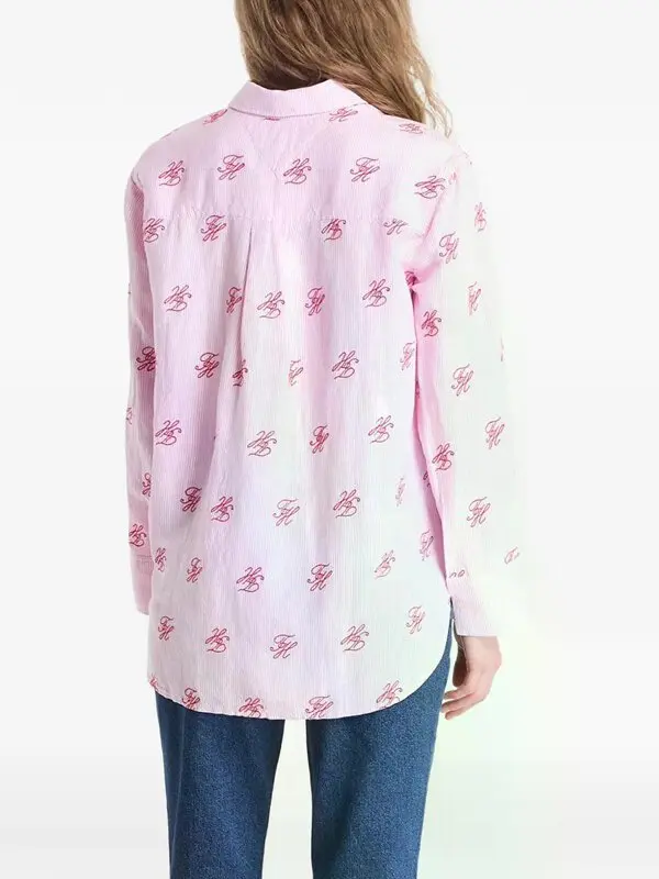 Tommy Hilfiger Monogram-print Linen Shirt