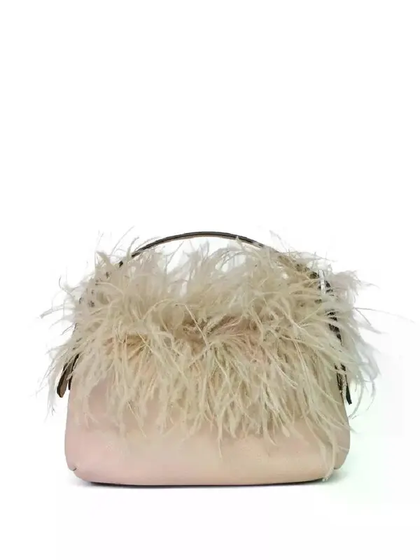 ATP ATELIER Vadena Feather-trim Tote