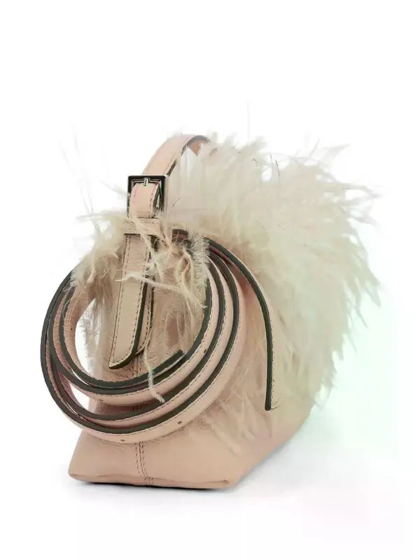 ATP ATELIER Vadena Feather-trim Tote