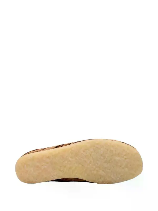 Clarks Wallabee Tiger-print Loafers - Neutrals