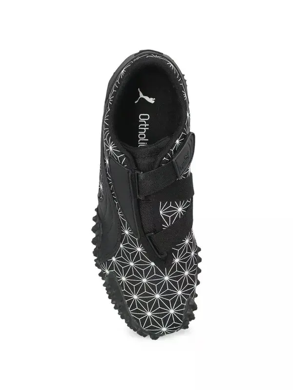 PUMA Mostro Sashiko Geometric-print Sneakers - Black