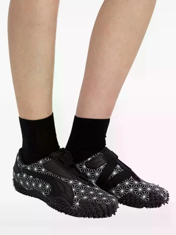 PUMA Mostro Sashiko Geometric-print Sneakers - Black