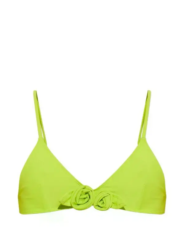 Coperni Floral-detail Bikini - Green