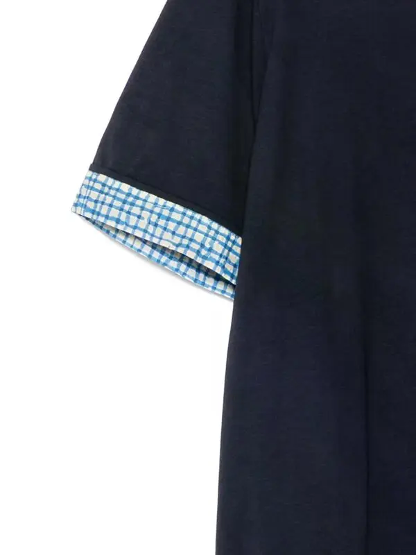 Paul Smith Checked-cuff T-shirt