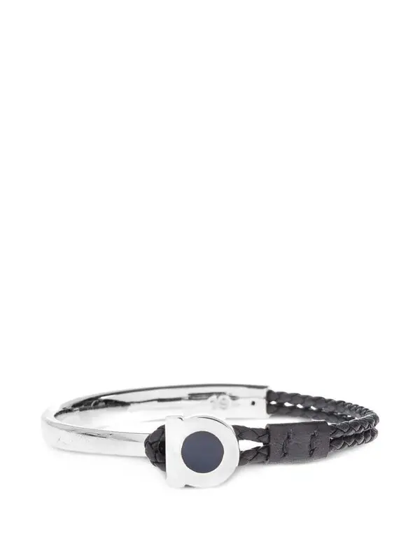 FERRAGAMO Gancini Braided Bracelet
