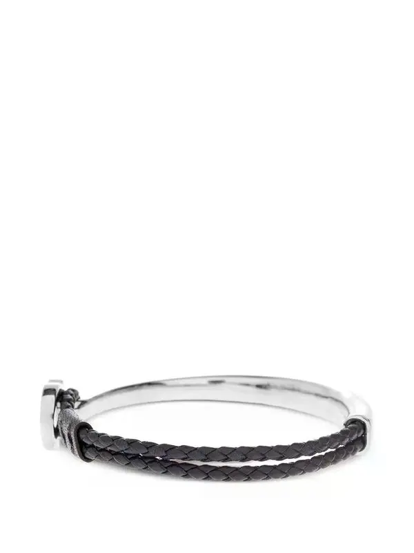 FERRAGAMO Gancini Braided Bracelet
