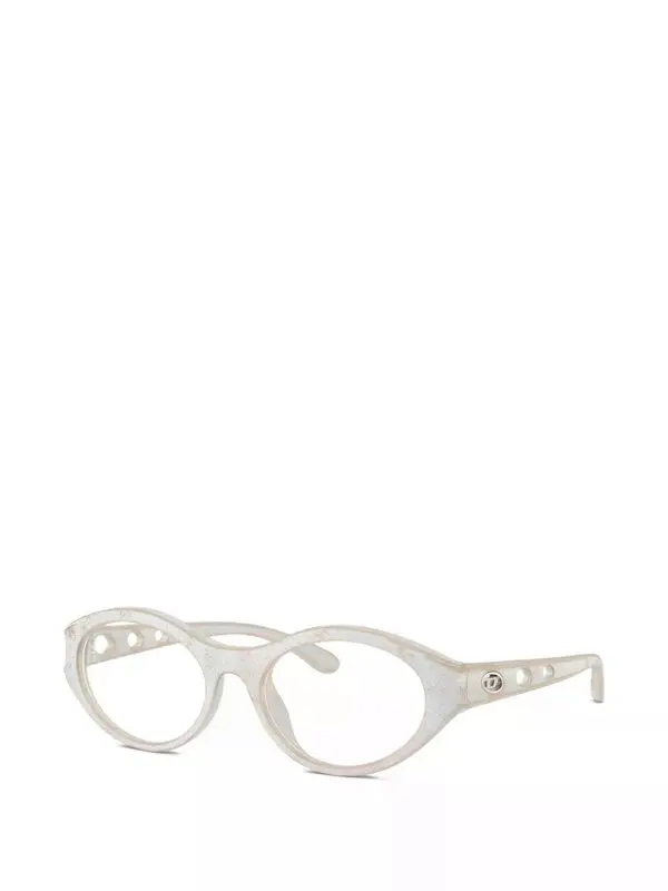 DIESEL® Distressed-effect Cat-eye Glasses