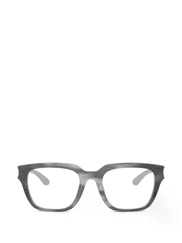 DIESEL® Brushed-effect Cut-out Glasses - Grey