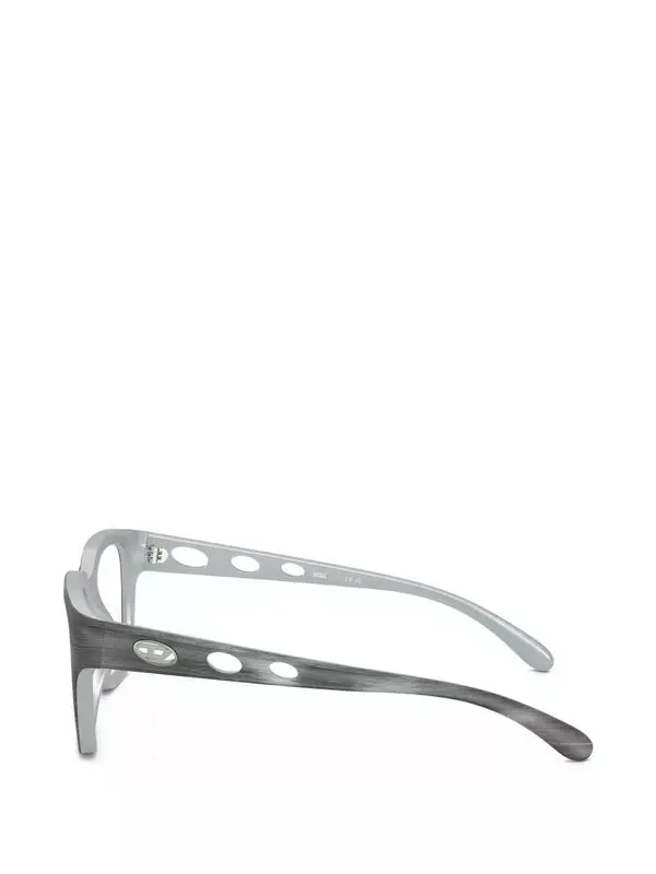 DIESEL® Brushed-effect Cut-out Glasses