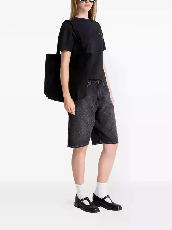 DAILY PAPER Monogram Denim Shorts