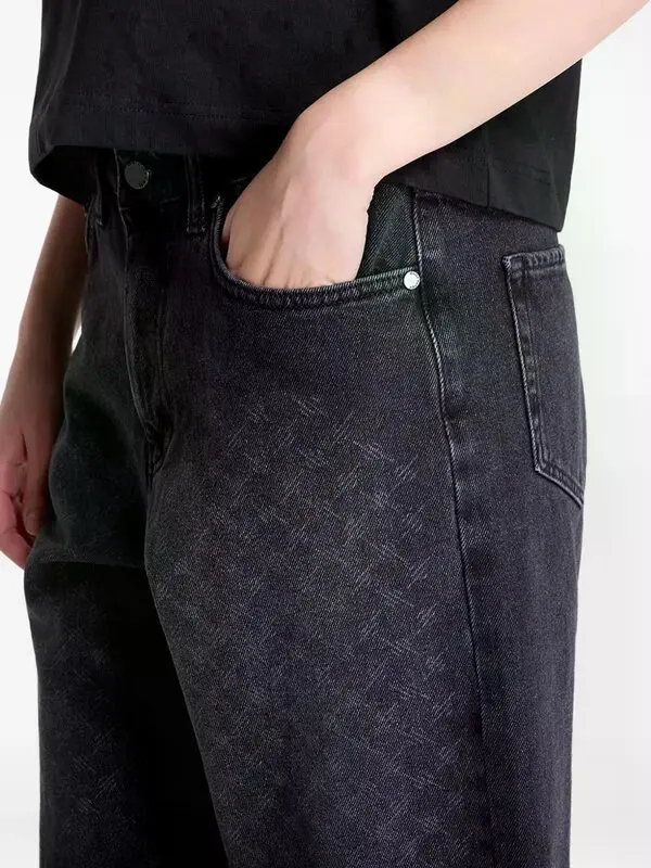 DAILY PAPER Monogram Denim Shorts