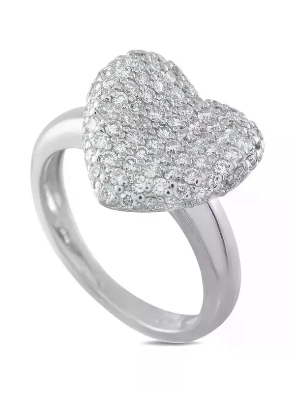 LB EXCLUSIVE Diamond Heart Ring - Silver