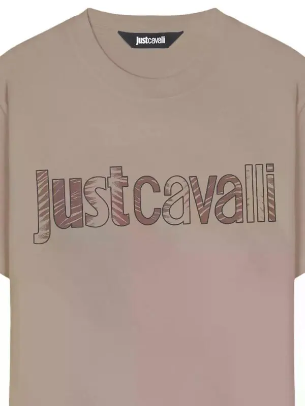 Just Cavalli Logo-print Cotton T-shirt