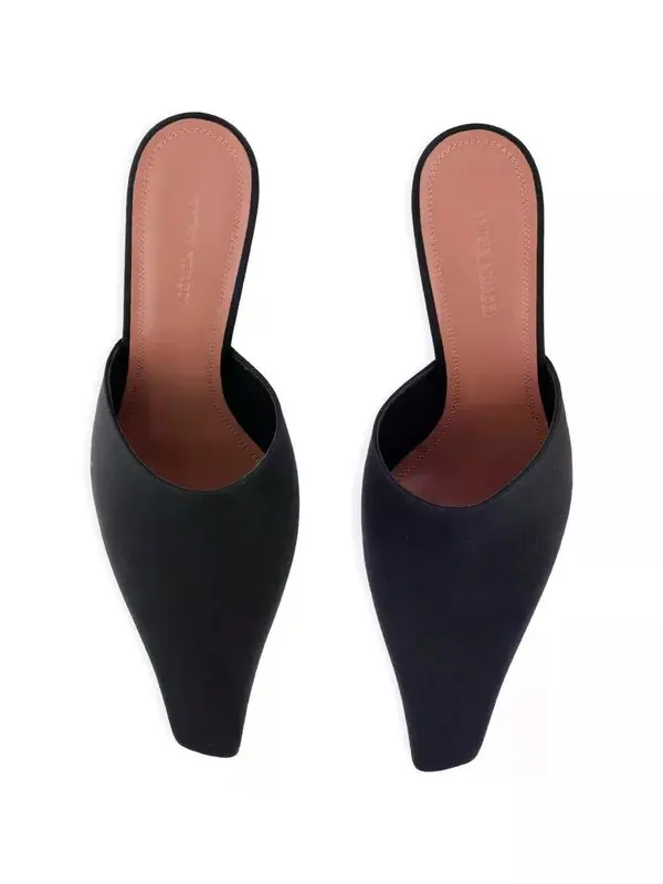Amina Muaddi Jamie Square-toe Mules