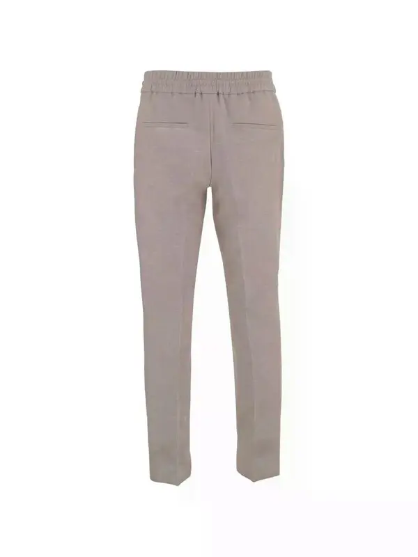 BOSS Drawstring Pressed-pleat Trousers