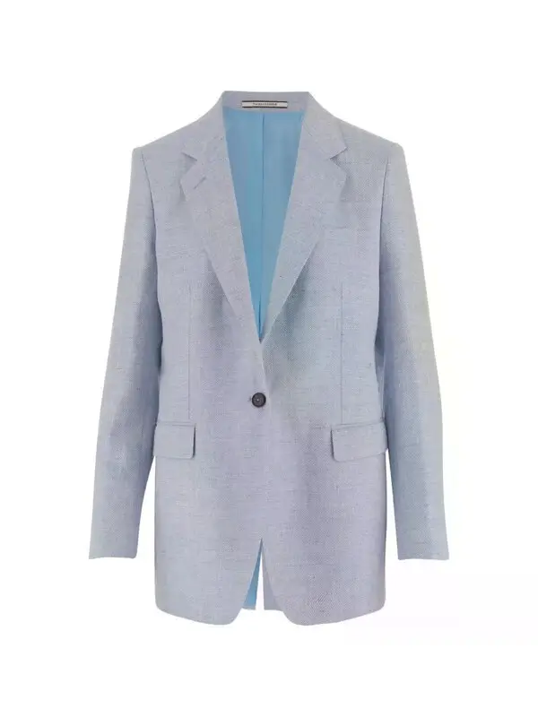 Tagliatore Adrianne Herringbone-pattern Single-breasted Blazer