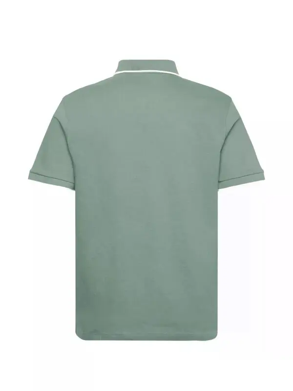 BOSS Slim-fit Polo Shirt In Stretch-cotton Piqu - Green