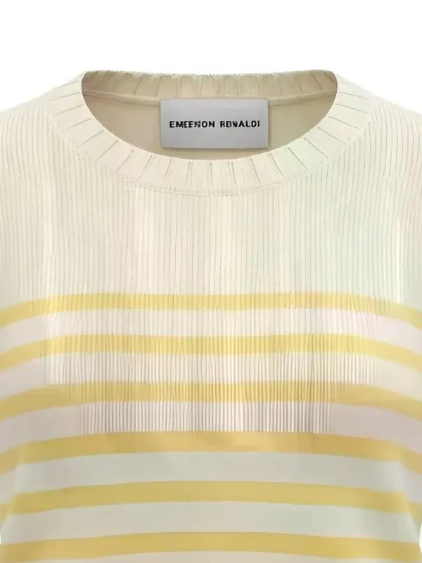 EMERSON RENALDI Striped Cashmere Sweater