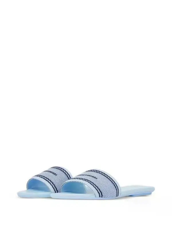 Armani Exchange Jacquard Flat Sandals