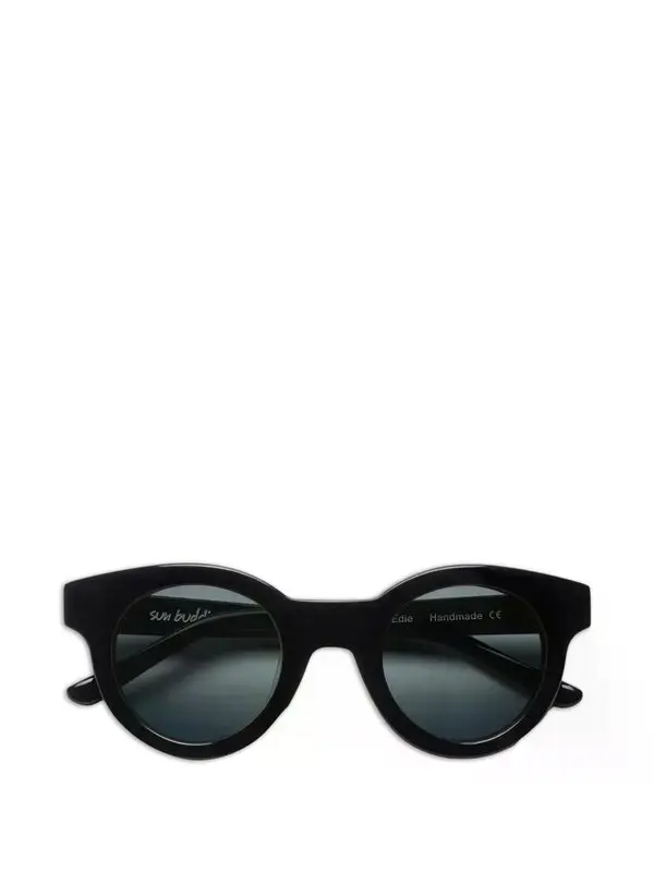 SUN BUDDIES Edie Round-frame Sunglasses - Black
