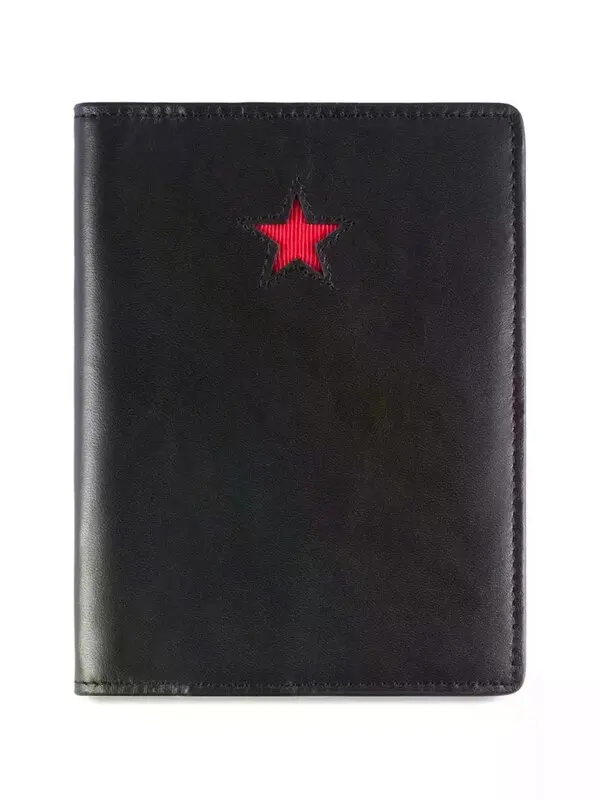 Shanghai Tang Star Passport Holder - Black
