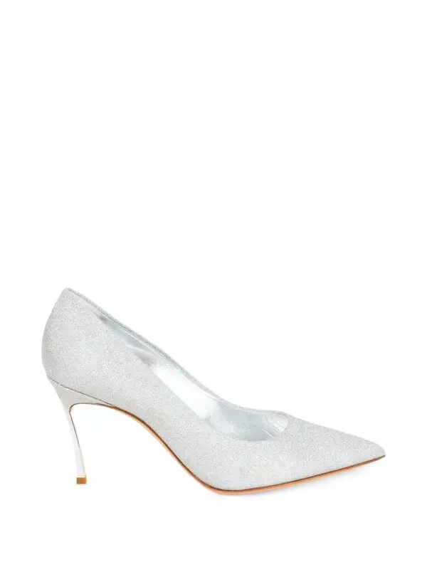 Casadei Glitter Pointed-toe Pumps