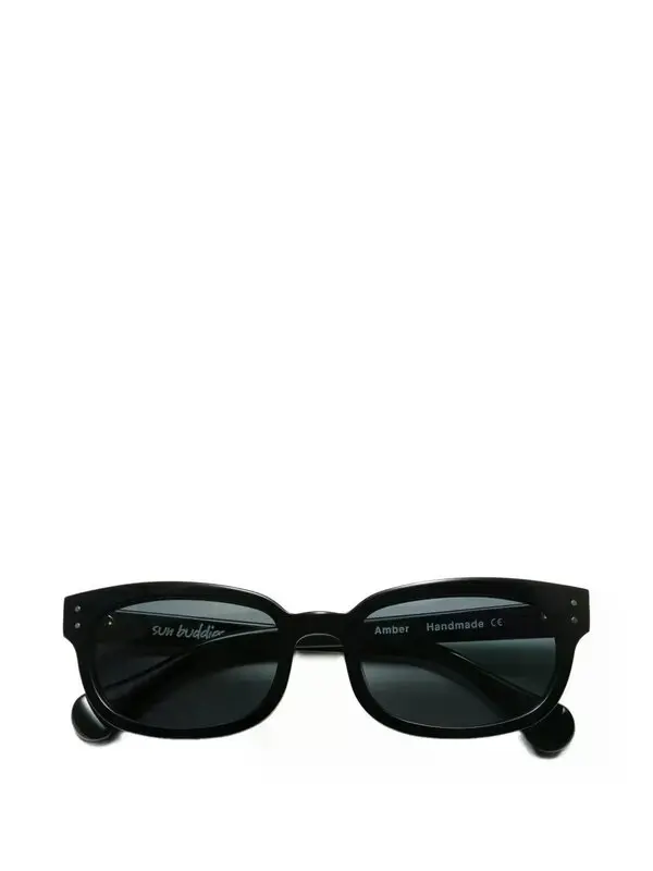 SUN BUDDIES Round-frame Sunglasses - Black