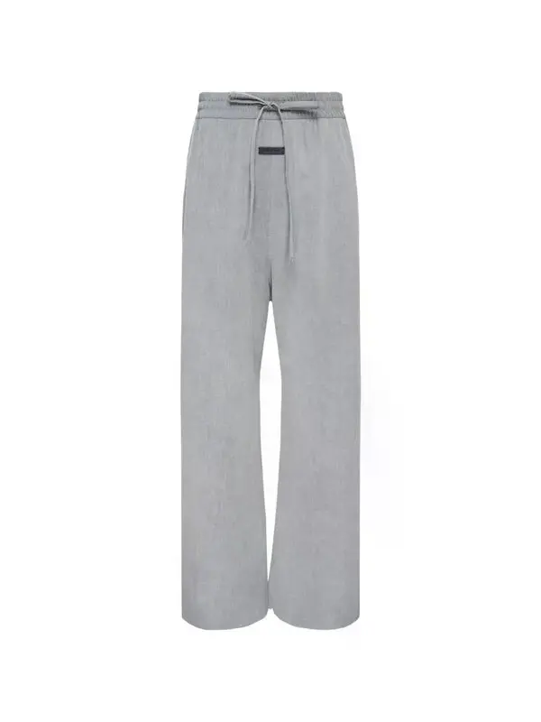 Fear Of God Drawstring Wide-leg Trousers - Grey
