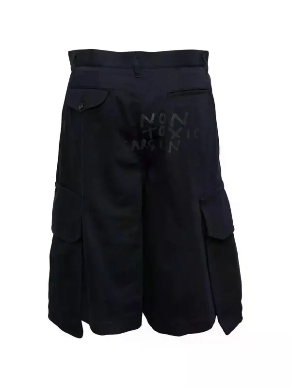 Comme Des Garçons Logo-print Cargo Shorts