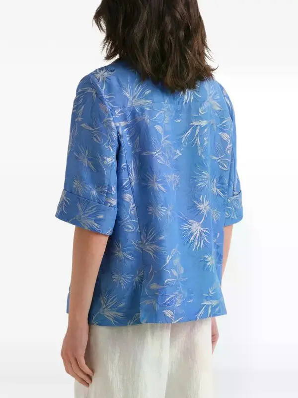 Malìparmi Boxy Jacket - Blue