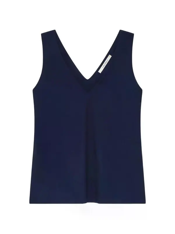 Malìparmi V-neck Jersey Top - Blue