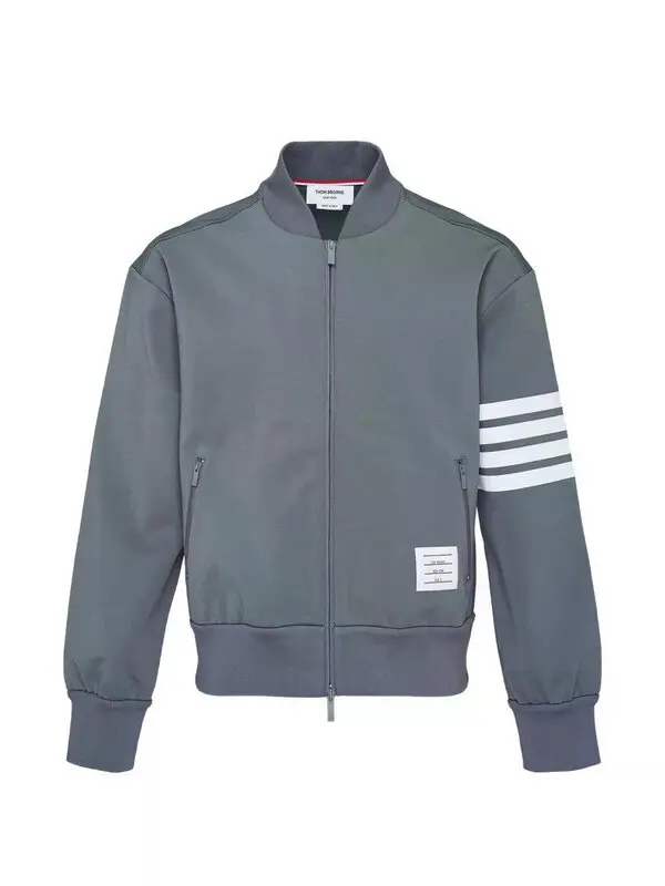 Thom Browne 4-bar Bomber Jacket - Grey