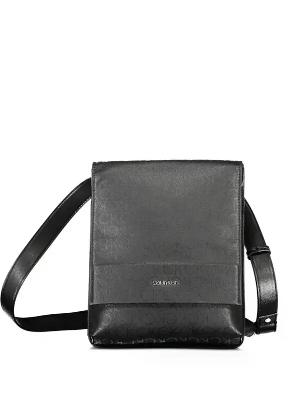 Calvin Klein Monogram-embossed Shoulder Bag