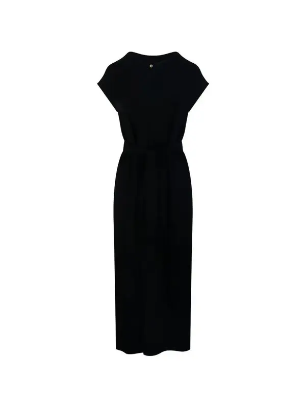 Max Mara Belted Midi Dress - Black