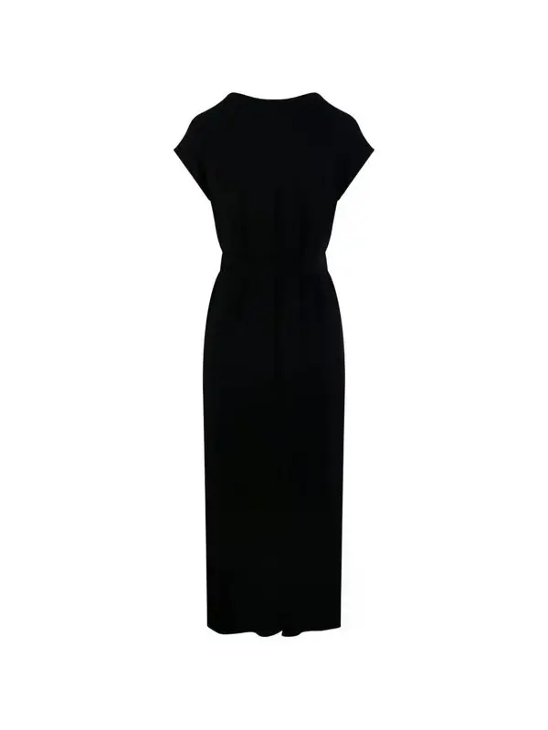 Max Mara Belted Midi Dress - Black