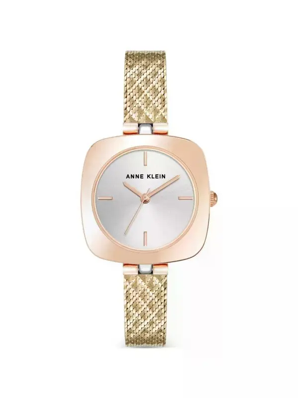 Anne Klein Cushion Case 26mm Watch - Silver