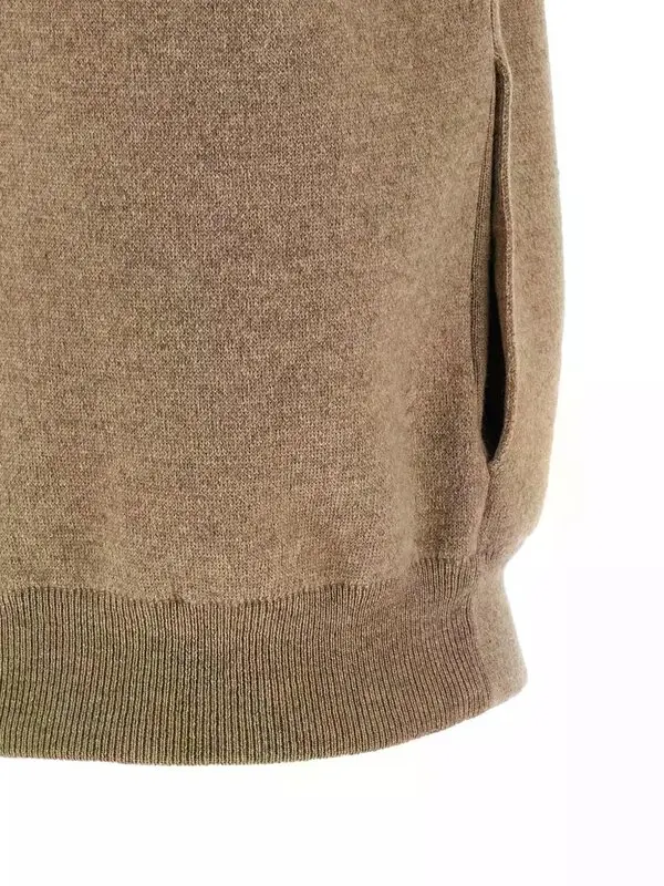 Brunello Cucinelli Zip-up Sleeveless Cardigan - Neutrals