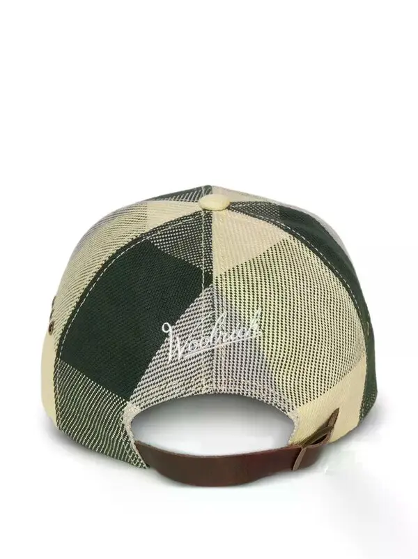 Woolrich Buffalo Check Baseball Cap - Green