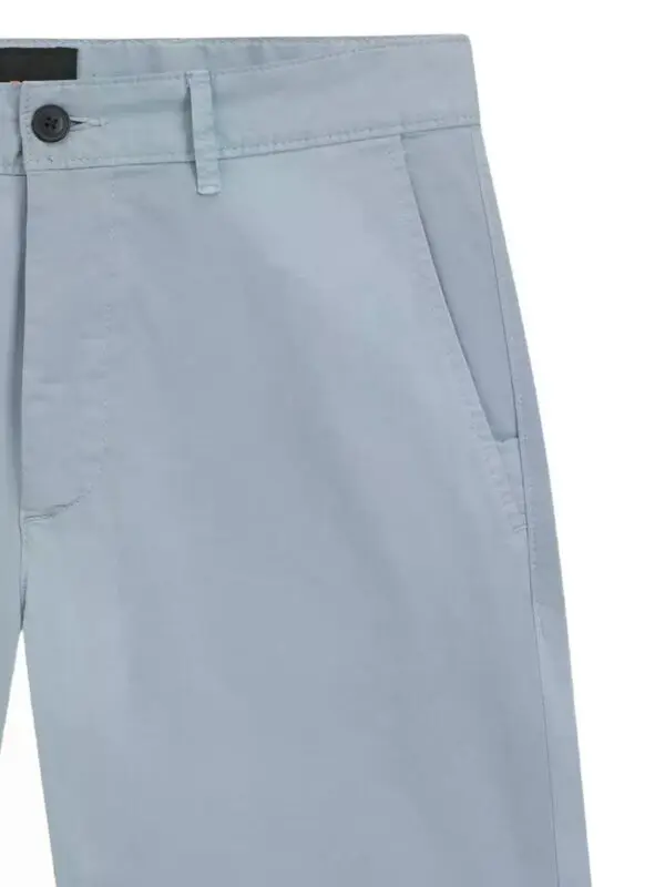 BOSS Slim-fit Cotton Chino Shorts - Blue