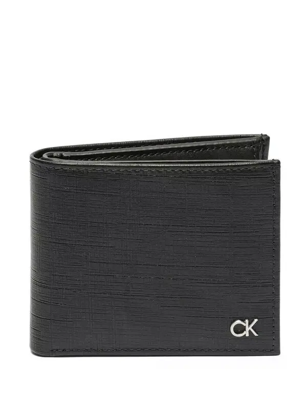 Calvin Klein Logo-plaque Bifold Wallet - Black