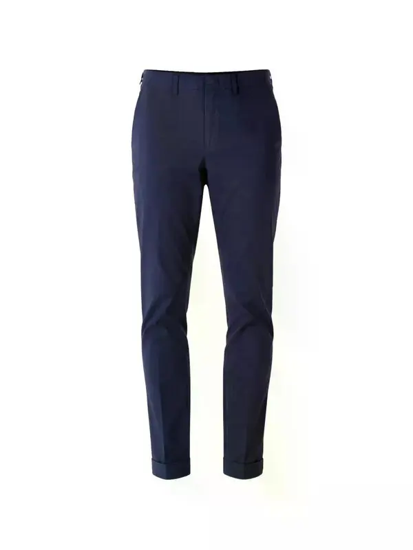 FAY Slim-fit Turn-up Trousers