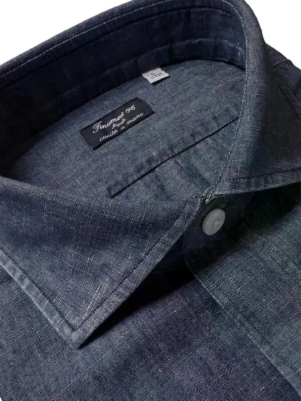 FINAMORE 1925 Spread-collar Shirt
