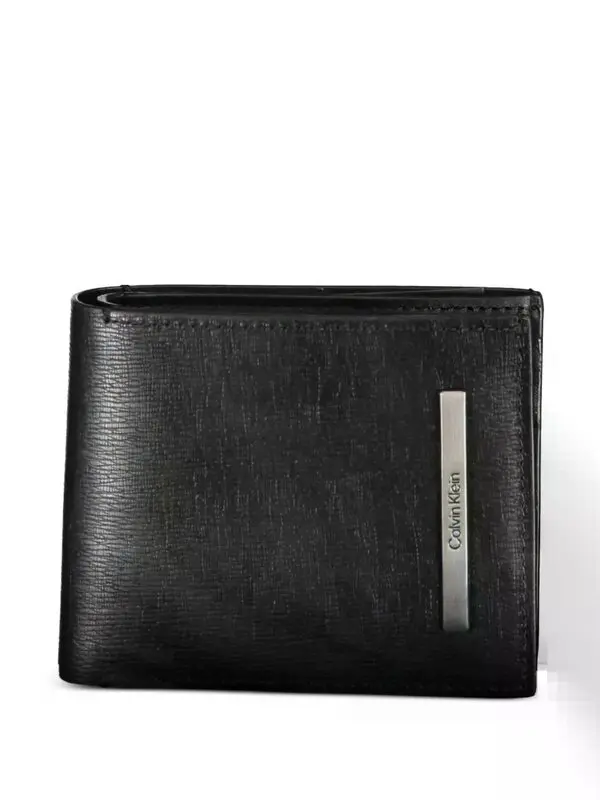 Calvin Klein Grained Logo-plaque Wallet